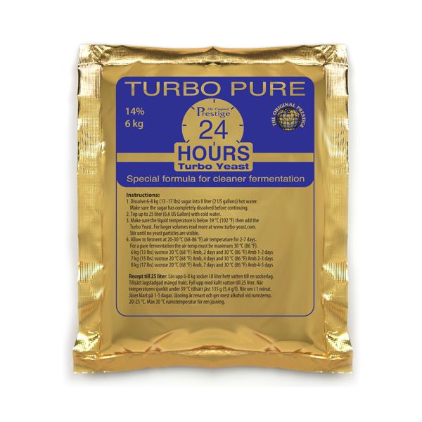 Turbo Pure 24hr Yeast - Swedish Connections